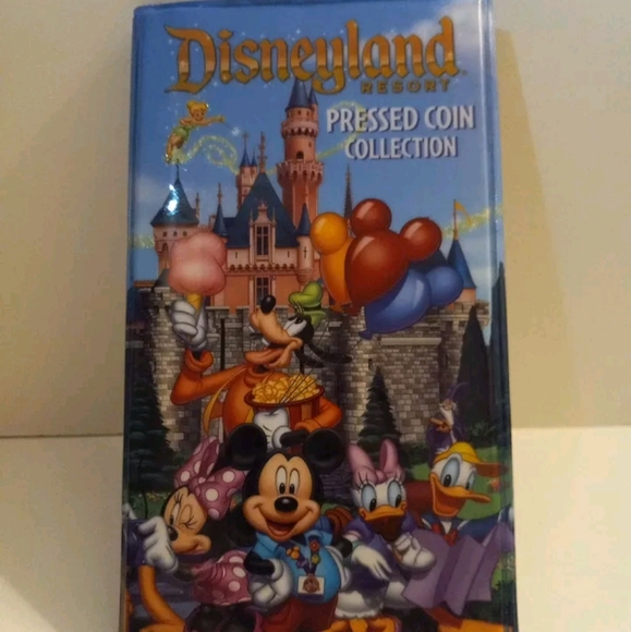 Disney | Toys | Disneyland Resort Souvenir Pressed Coin Collection Book ...